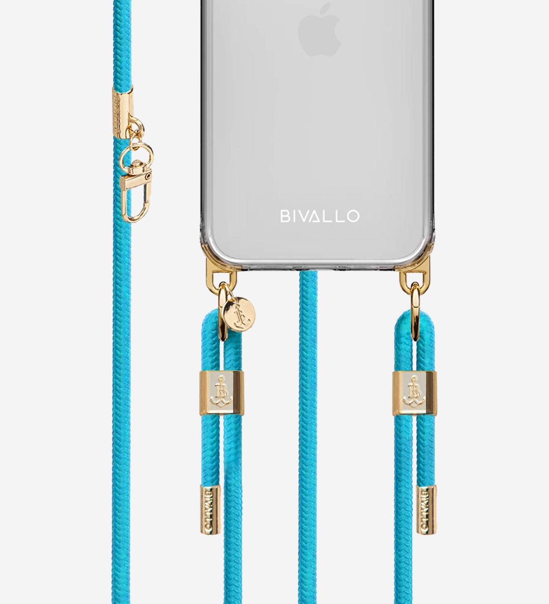 Light Blue Color Stylish Cell Phone Straps, Cell Phone Chain Eyelets ...