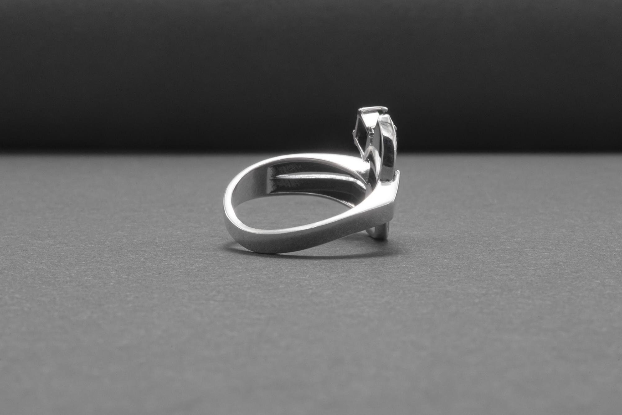 Handmade Wood Texture Ring, Bark Pattern Jewelry, Unique Shape Band ...