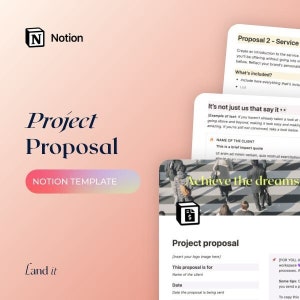 Notion Template | Project Proposal - Etsy