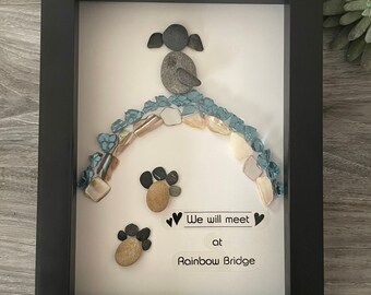 Dog Pebble Art - Etsy