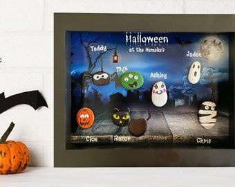 Halloween Pebble Art - Etsy