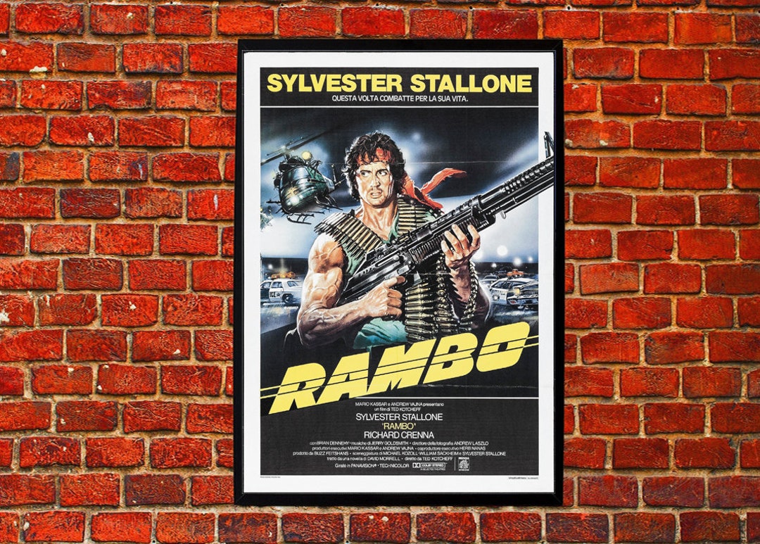 Sylvester Stallone Rambo First Blood Movie Artwork Cover Wallpaper Home ...