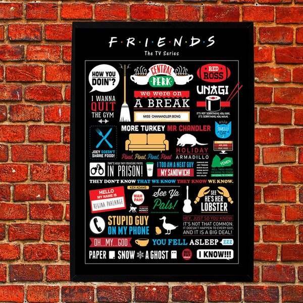 Friends Artwork - Etsy