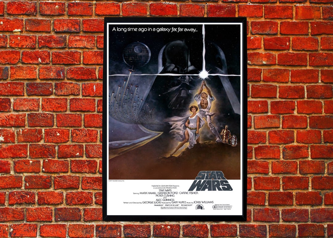 Star Wars Episode 4 A New Hope Classic Original Movie Cover Hd Poster ...
