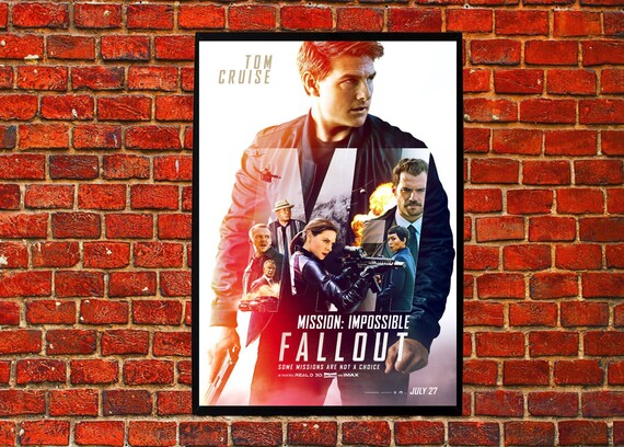 Mission Impossible Fallout 2018 Tom Cruis Action Movie Cover - Etsy