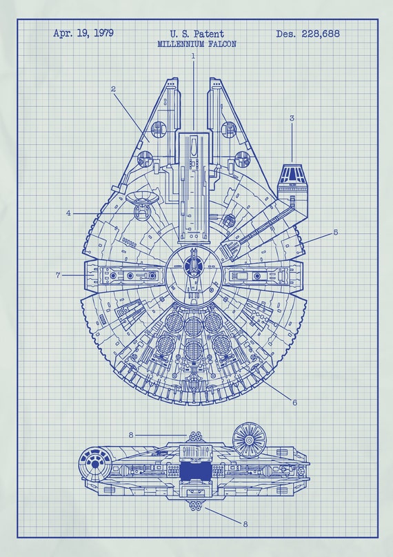 Millennium Falcon Blueprint