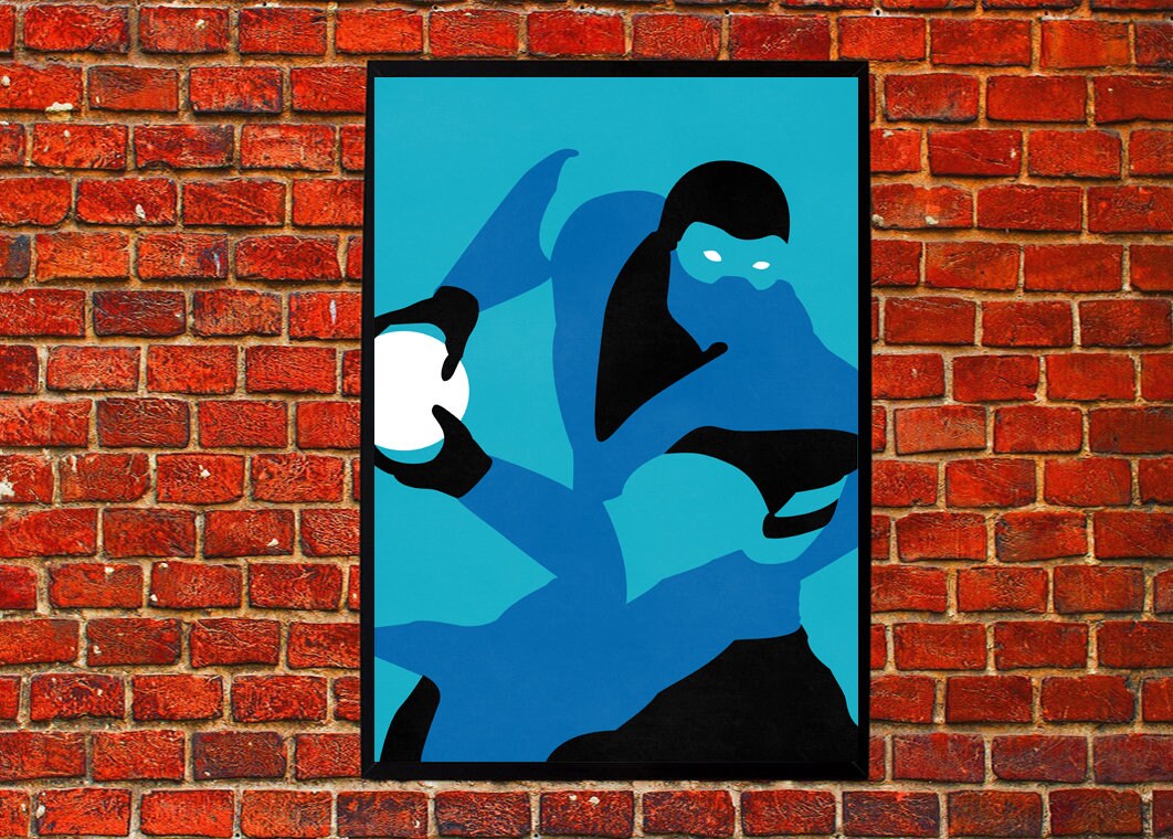 Mortal Kombat Sub Zero Fatality Video Game Home Decor Hdd Poster - Etsy
