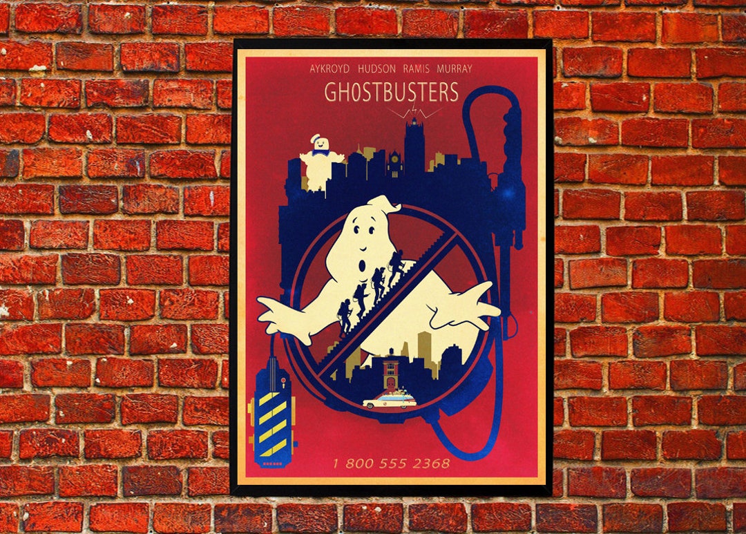 Ghostbusters Who Ya Gonna Call Logo Alternative Artwork Movie Hd Poster ...