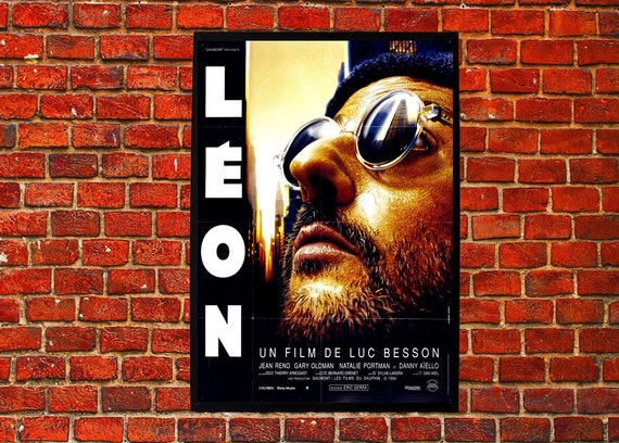 Leon the Professional Luc Besson Movie Cover Hdd Poster | Etsy