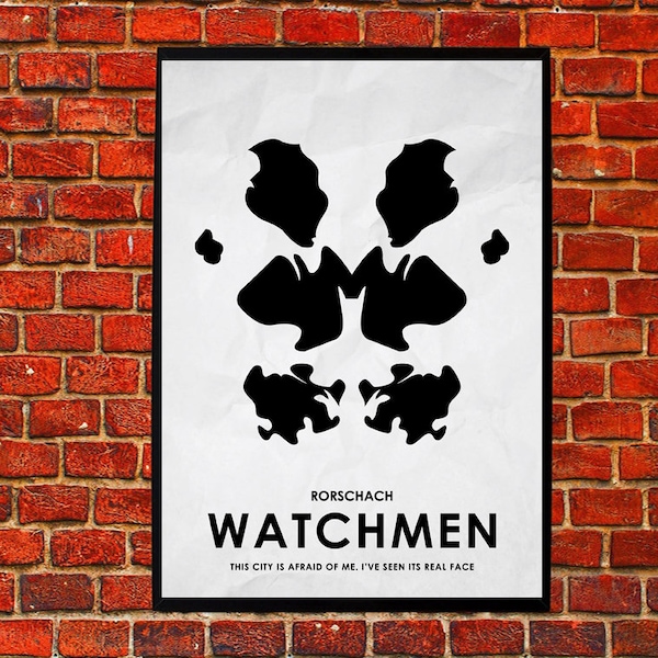 Watchmen Rorschach Poster - Etsy