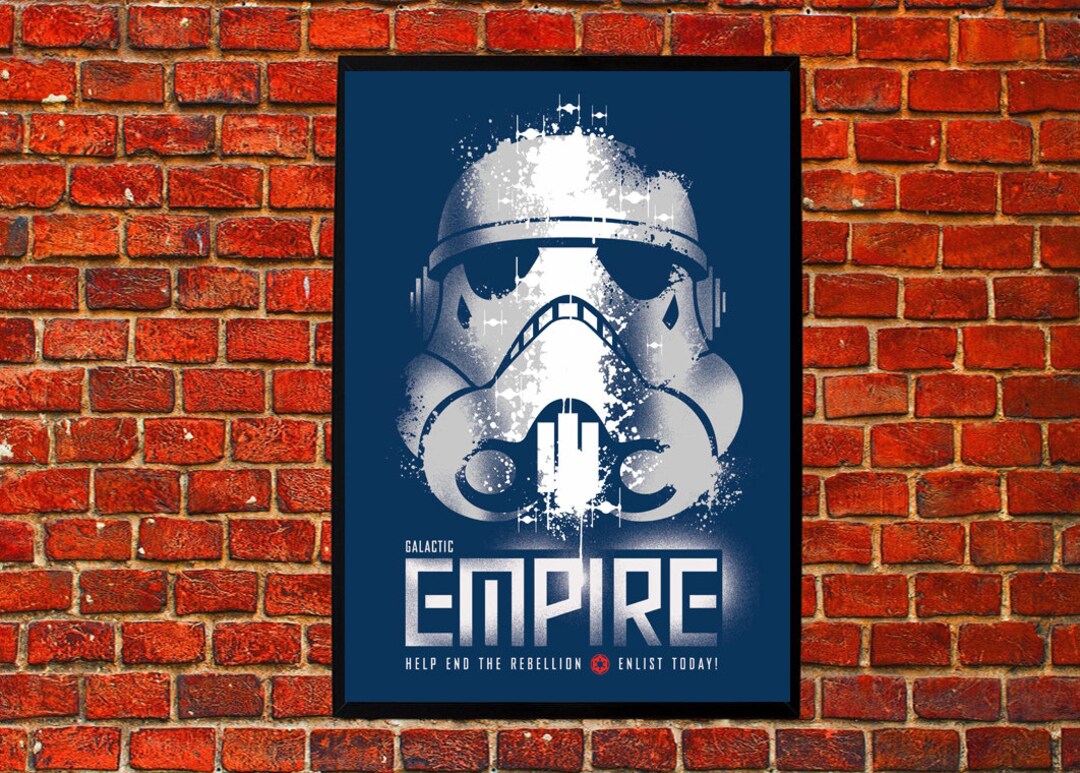 Star Wars Propaganda Galactic Empire Help End the Rebellion - Etsy