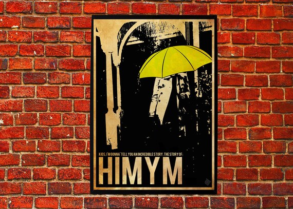 How I Met Your Mother HIMYM Tv Series Minimal Artwork Cover | Etsy