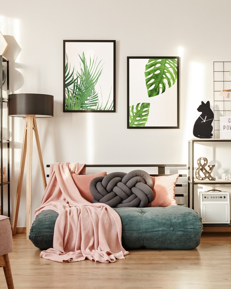 Tropical Plants Set Printable, Boho Greenery Wall Art, Digital Download ...