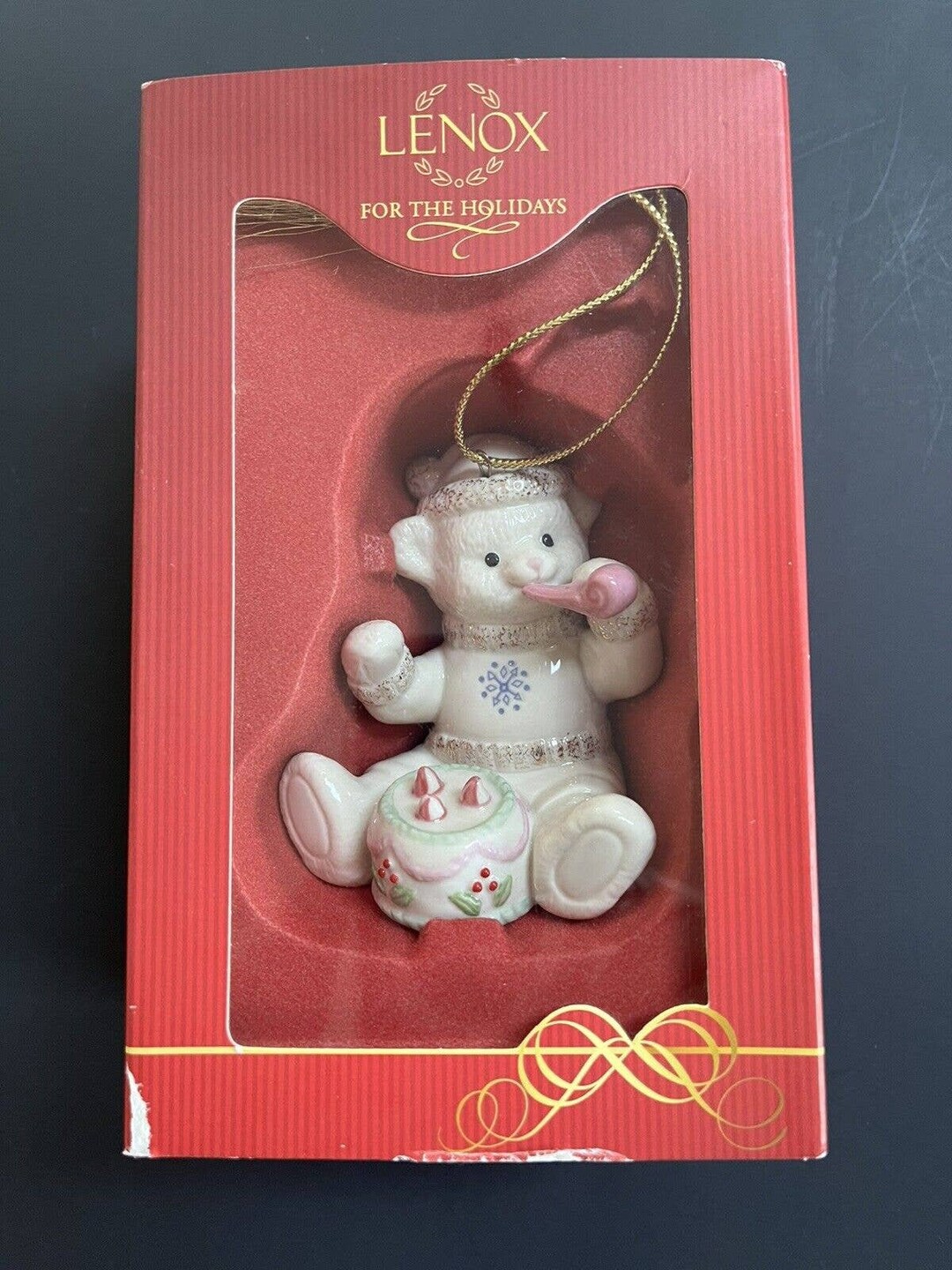 Lenox Teddys Celebration Christmas Ornament - Etsy