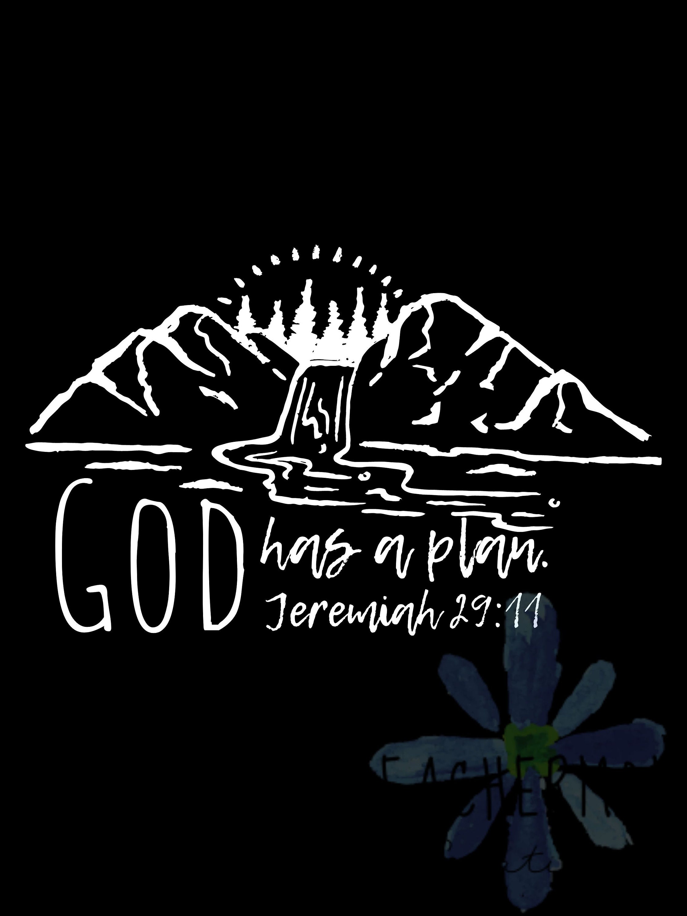 God Has A Plan Digital Designs Jeremiah 29:11 Bible Verse - Etsy