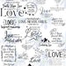 Love Bible Verse SVG Bundle: Christian Wedding Sign Designs (digital ...