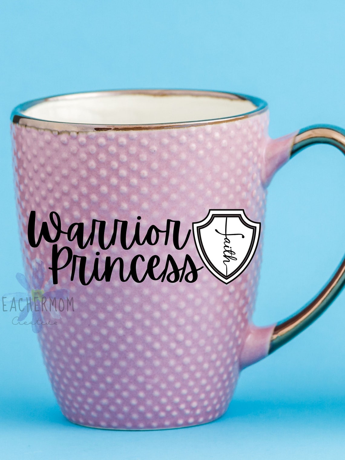 Warrior Princess of Faith SVG Design Woman of God Digital Files Strong ...