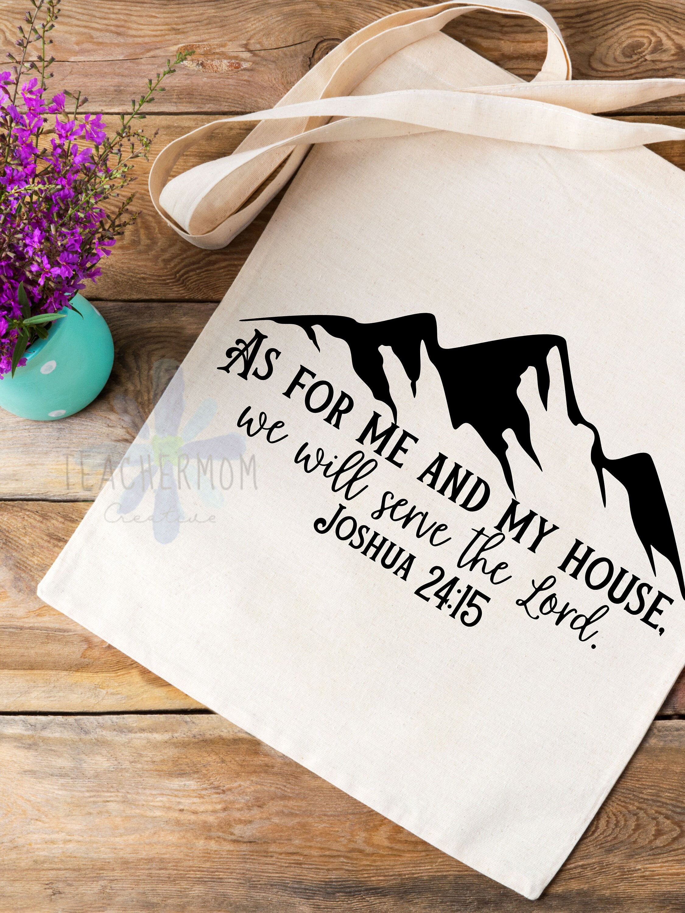 As for Me and My House We Will Serve the Lord Digital Design - Etsy