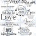 Love Bible Verse SVG Bundle: Christian Wedding Sign Designs (digital ...