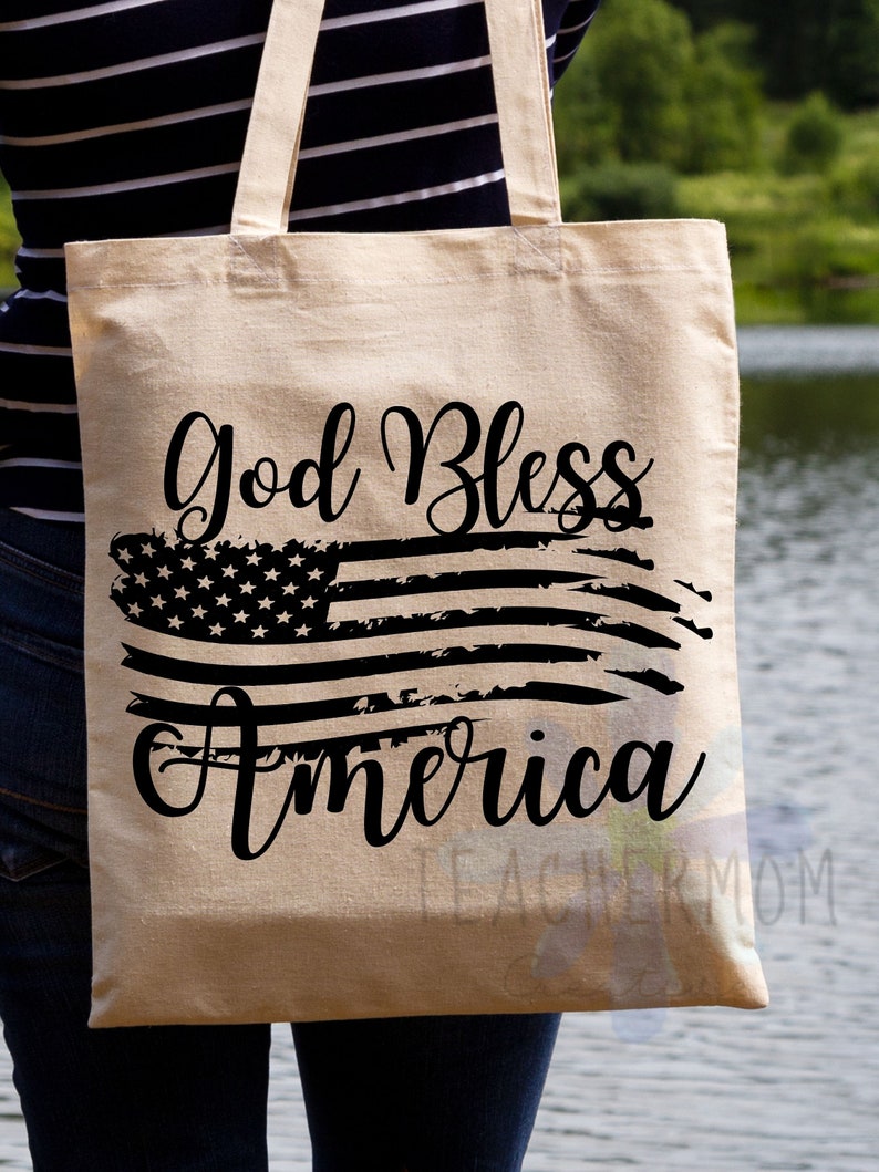 God Bless America SVG, Bible Verse Digital Designs, Christian Patriotic ...