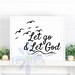 Let Go and Let God SVG: Bible Verse PNG, Cricut Silhouette (digital ...