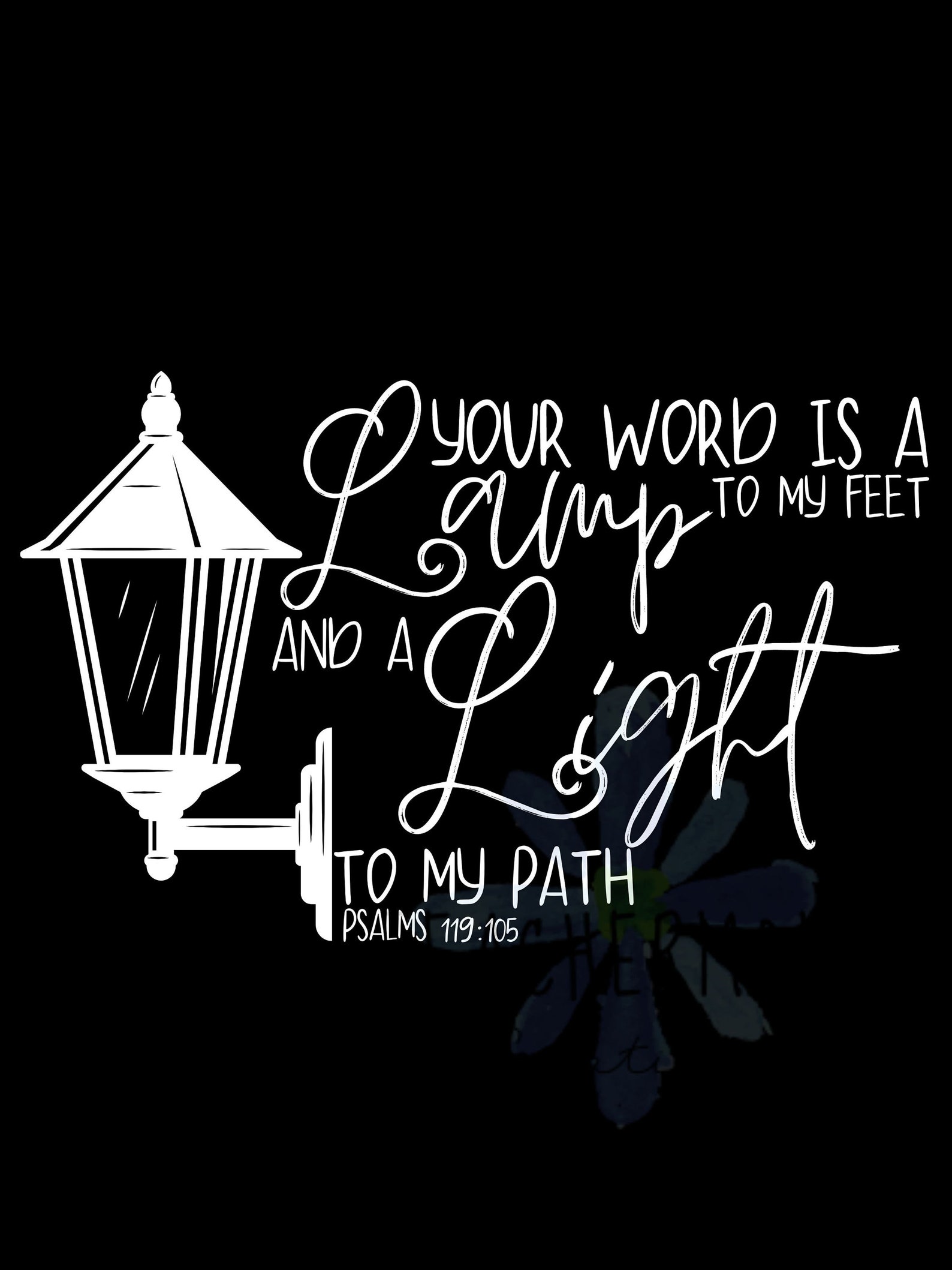 Your Word is a Lamp to My Feet Scripture SVG Digital Designs * Psalms ...