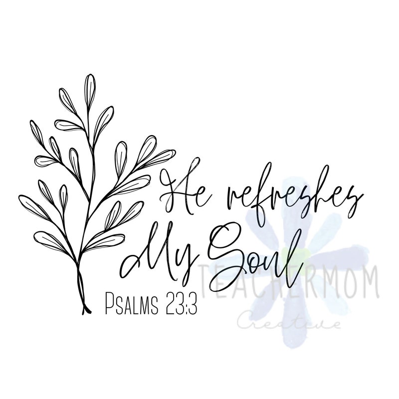 Psalms 23 Clip Art - Etsy