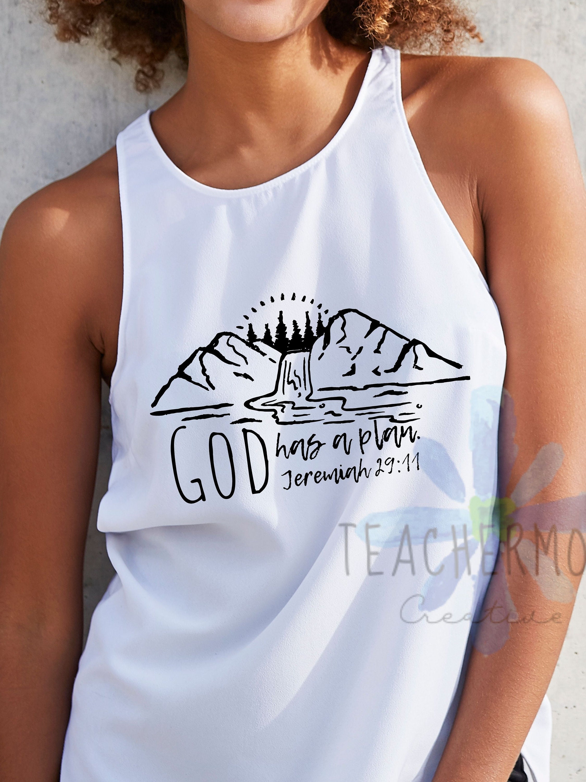 God Has A Plan Digital Designs Jeremiah 29:11 Bible Verse - Etsy