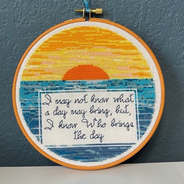 Sunrise Cross Stitch - Etsy