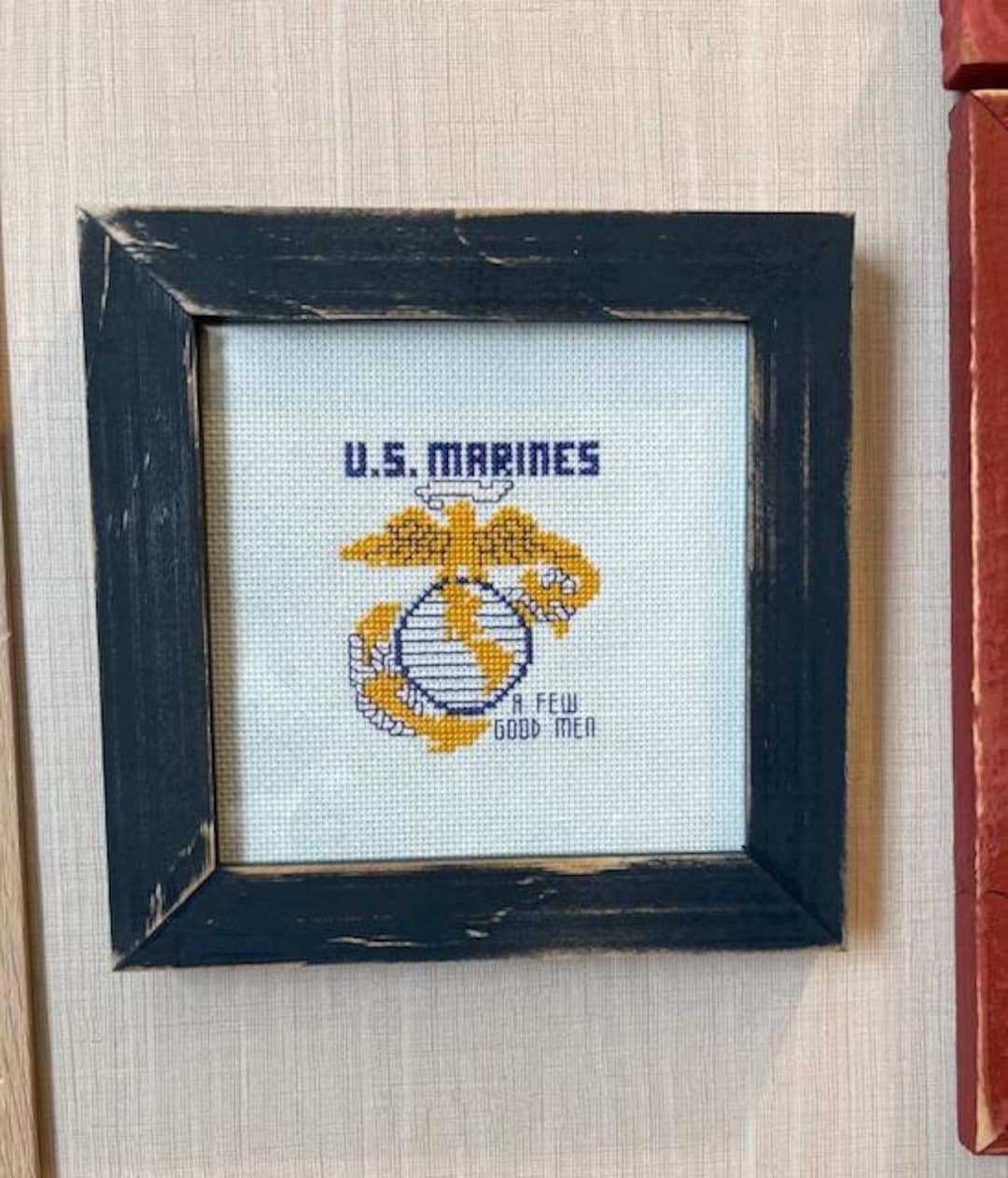US Marines, Marine Corps, Emblem Logo Eagle, Cross Stitch Pattern ...