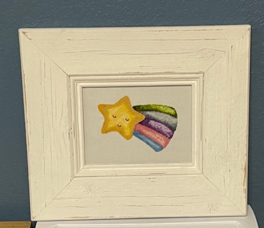 Sleepy Shooting Star Cross Stitch Pattern for Nursery or Child's Room ...