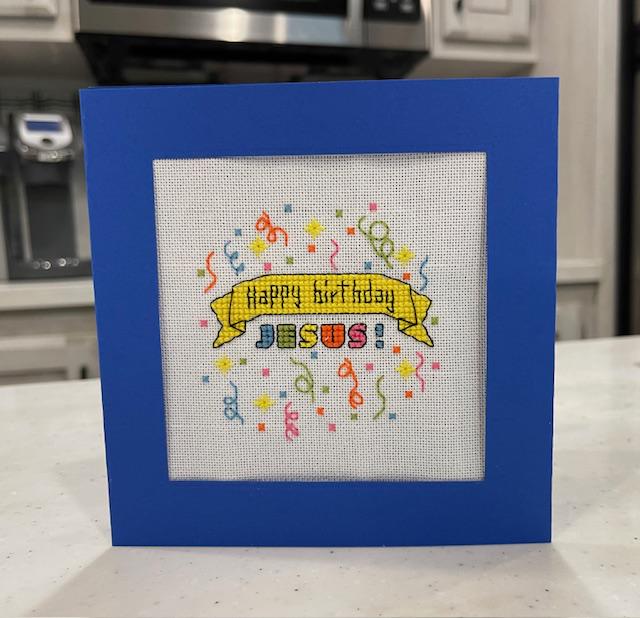 Happy Birthday Jesus! Cross Stitch Pattern Instant Download, Christmas ...