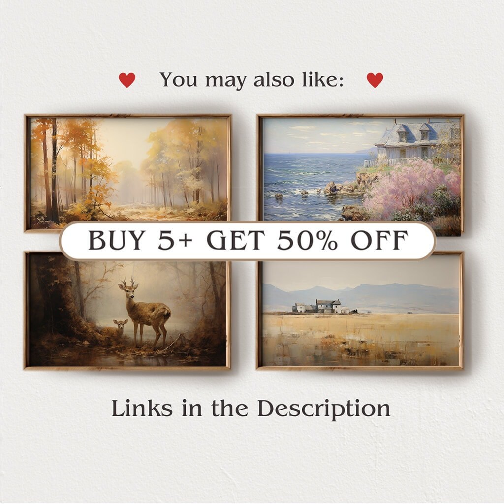 Warm Tones Bohemian Chic Rose Bush Frame TV Art, New Beginnings ...