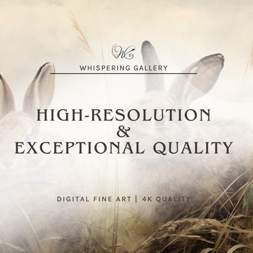 Oil Rabbits in Spring Awakening Warm Tones Digital Download Samsung TV ...