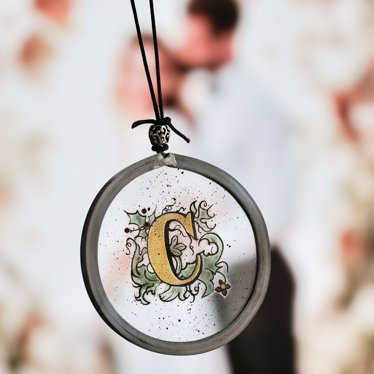 Alphabet on Glass, Personalized Letter C, Anniversary Custom Gift, Old ...