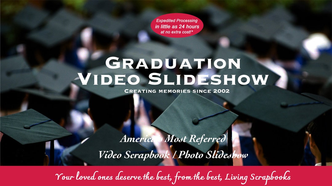 Graduation Video - Photo Slide Show - Etsy
