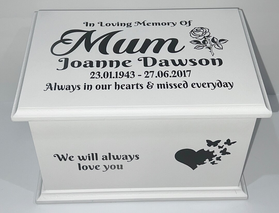 Ashes Casket/urn/box Cremation Memorial Urn Casket Box Keepsake ...