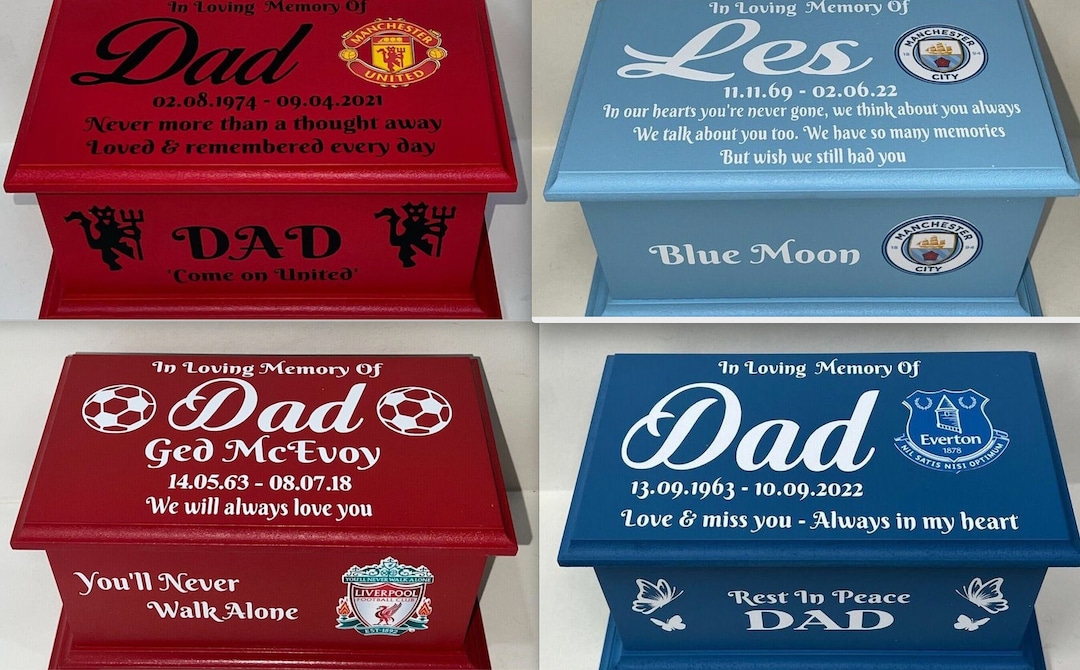 Ashes Casket/urn/box Cremation Memorial Keepsake Customised Unique ...
