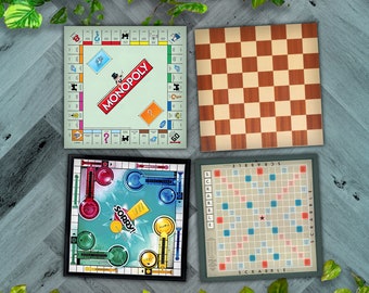Board Game Coasters - Etsy