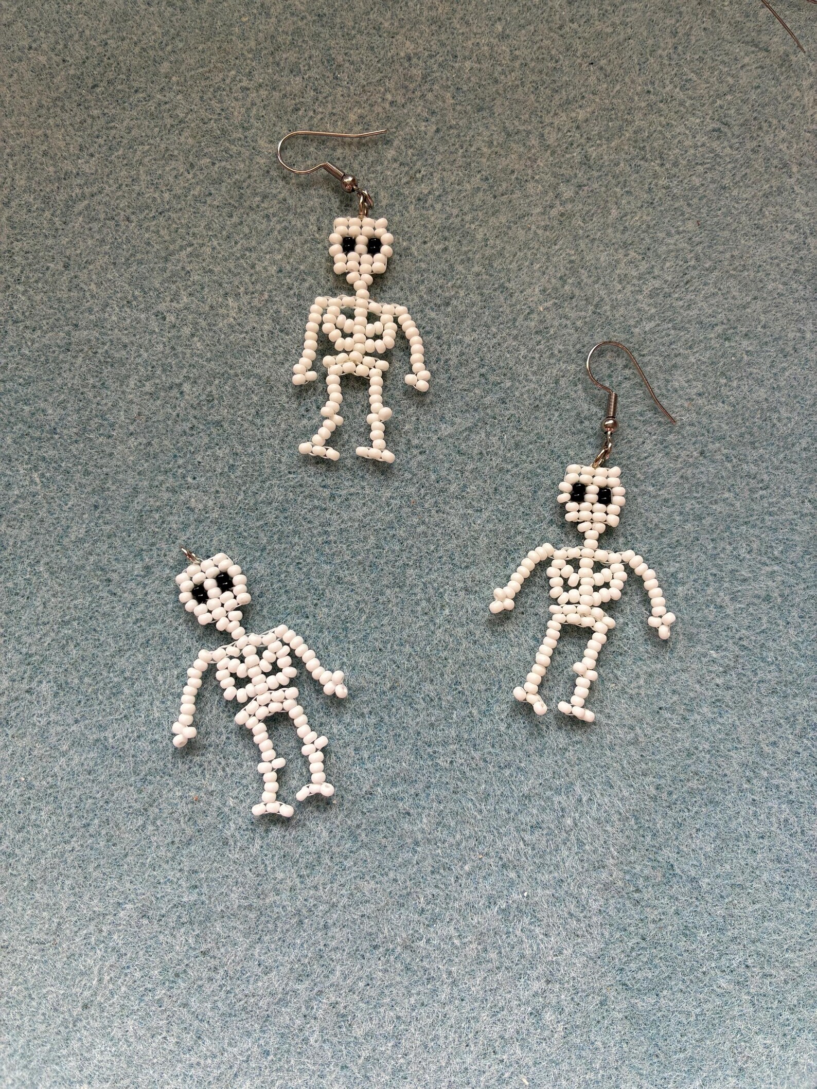 Beaded Skeleton Pattern, Halloween PDF Digital Download Seed Bead ...