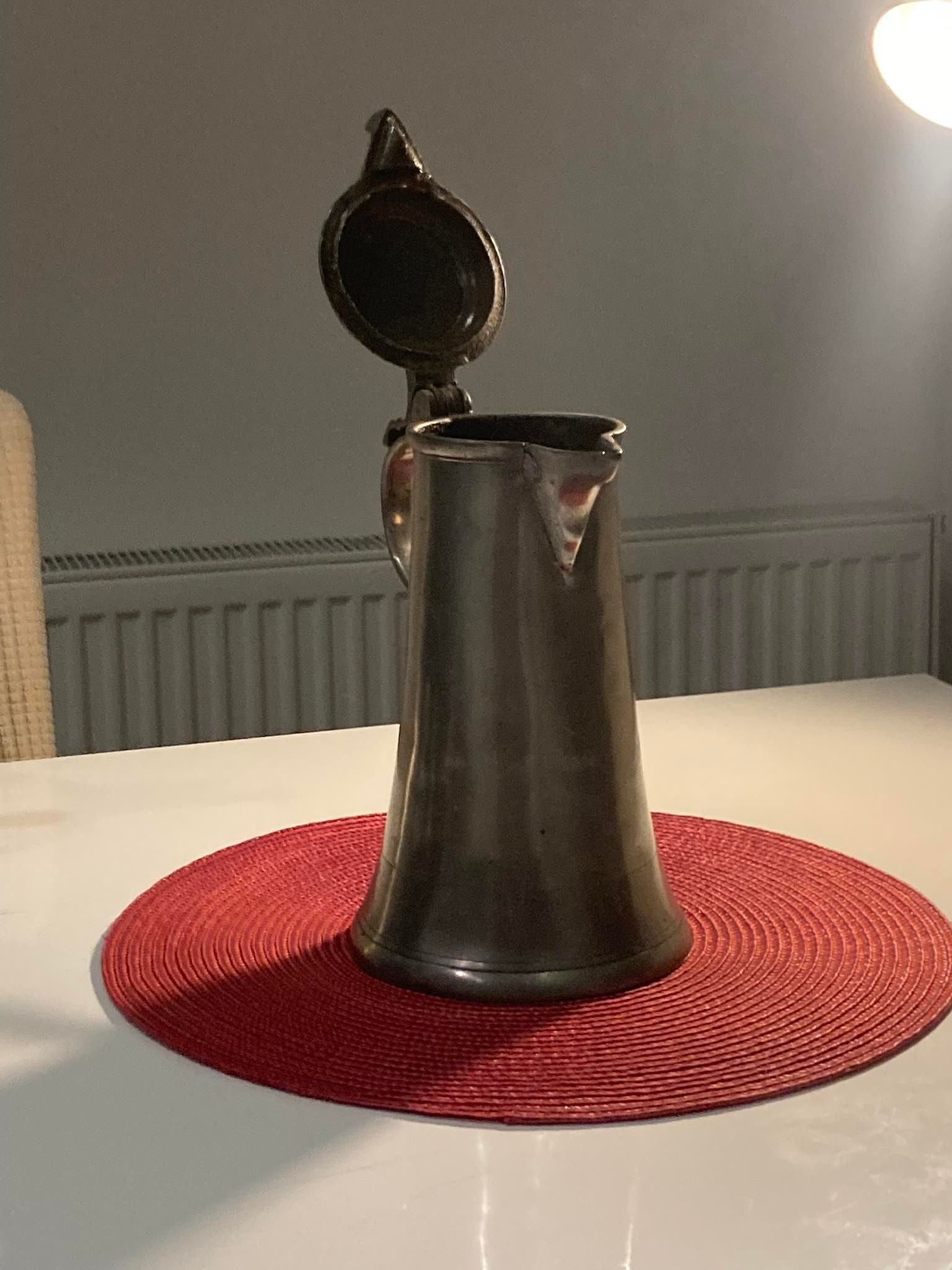 Antique Swiss Pewter Flagon Made in 18th Century - Etsy