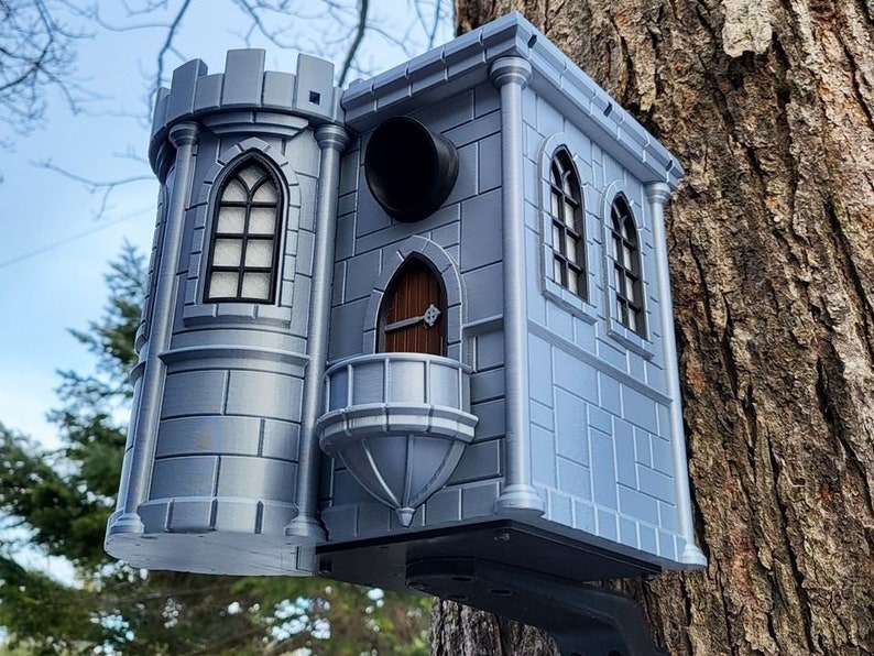The Castle Birdhouse - Fairy-tale Fortress for Feathered Friends - Etsy