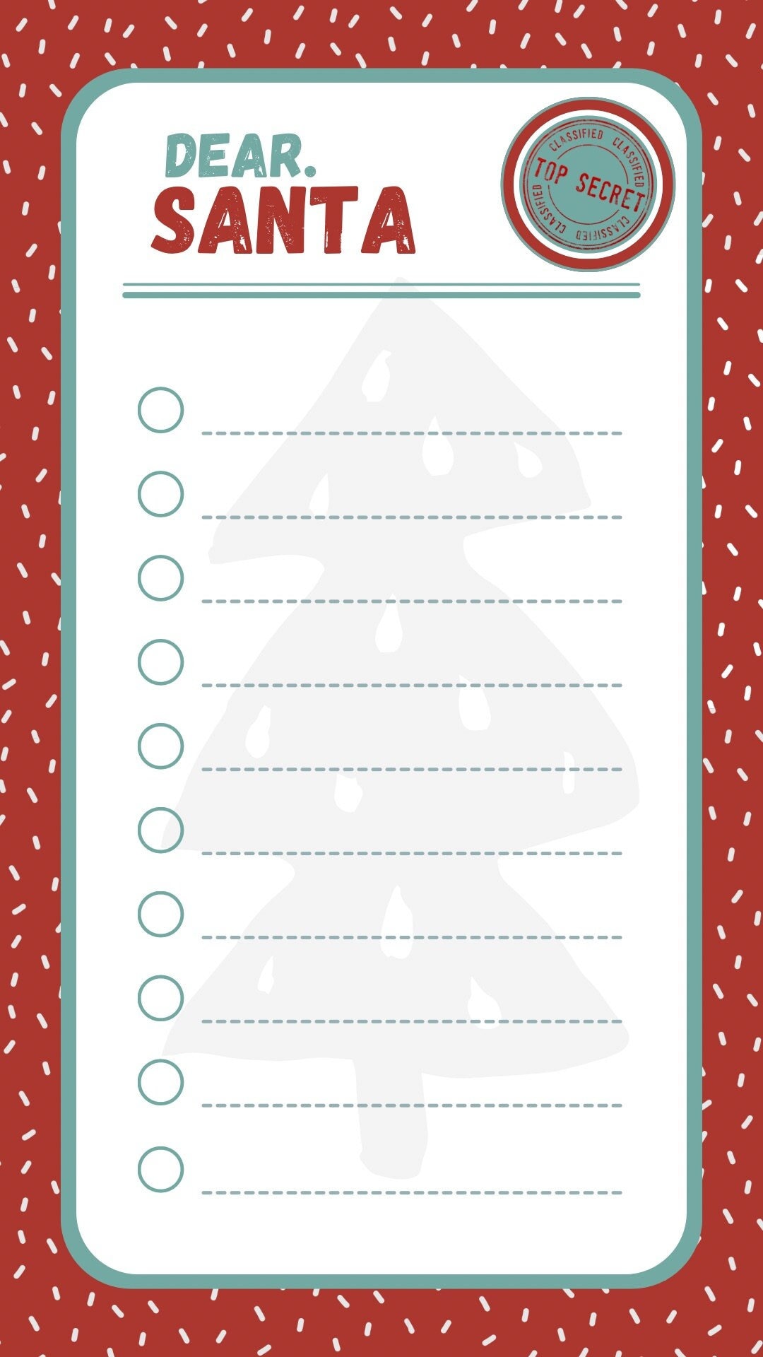 Santa Wish List SVG Instant Download SVG, PNG, Jpeg Digital Download - Etsy
