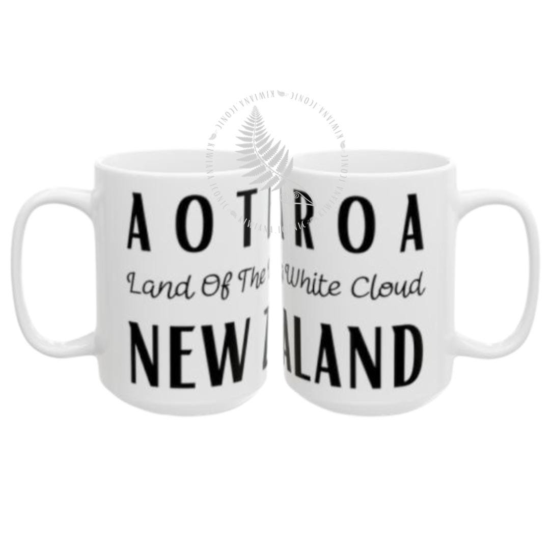 New Zealand Maori Flag Design Mug, Nostalgic Maori Heritage Coffee Mug ...