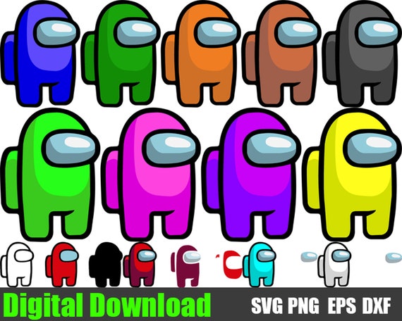 Among Us Vector Among Us Cricut Among Us Clipart Among Us - Etsy