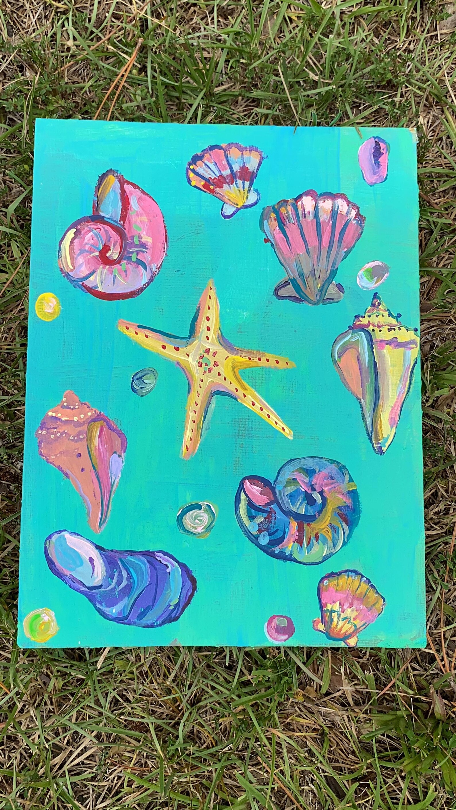 Seashell Painting - Etsy
