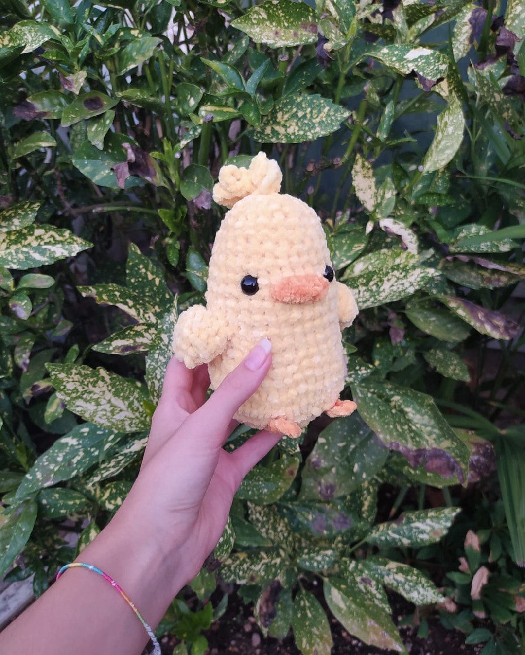 TITO Amigurumi Chick Puppet, Chick Plush, Handmade Crochet Chick ...