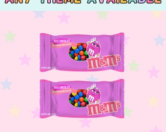 Custom Chocolate Bite Size Candy Wrappers, Custom Custom Chocolate ...