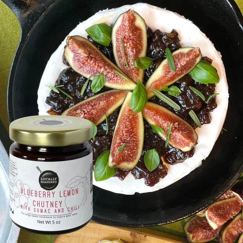 Blueberry Lemon Chutney With Sumac & Chili - Etsy