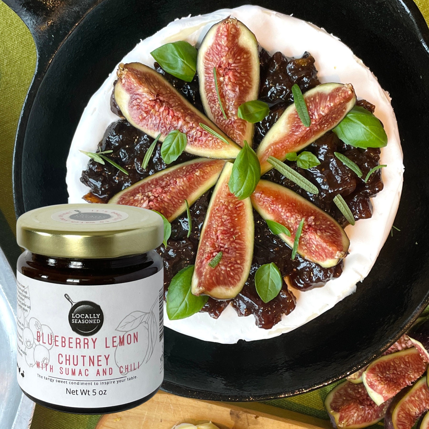 Blueberry Lemon Chutney With Sumac & Chili - Etsy